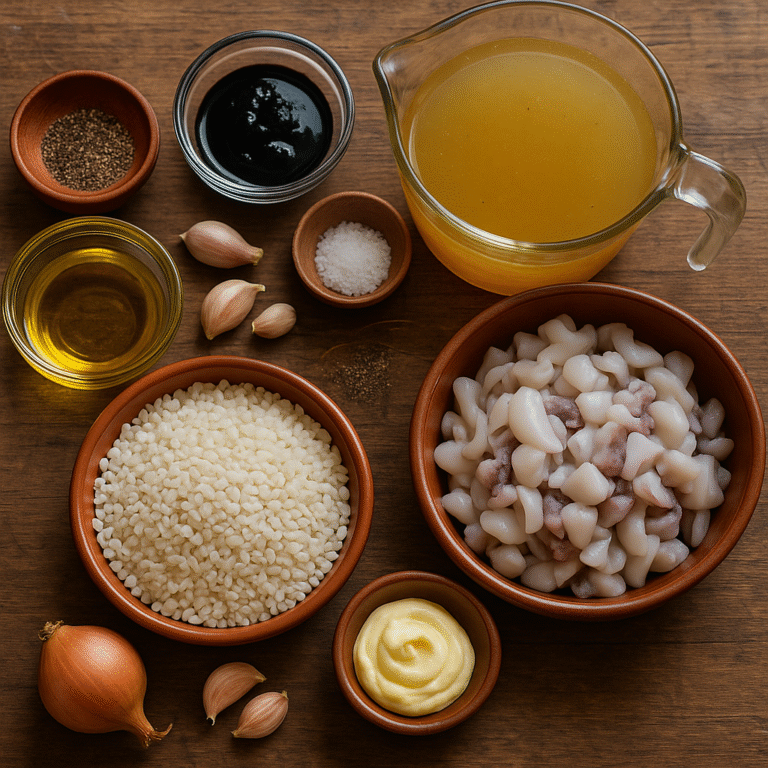 Arroz Negro: Squid Ink Rice Recipe From Spain